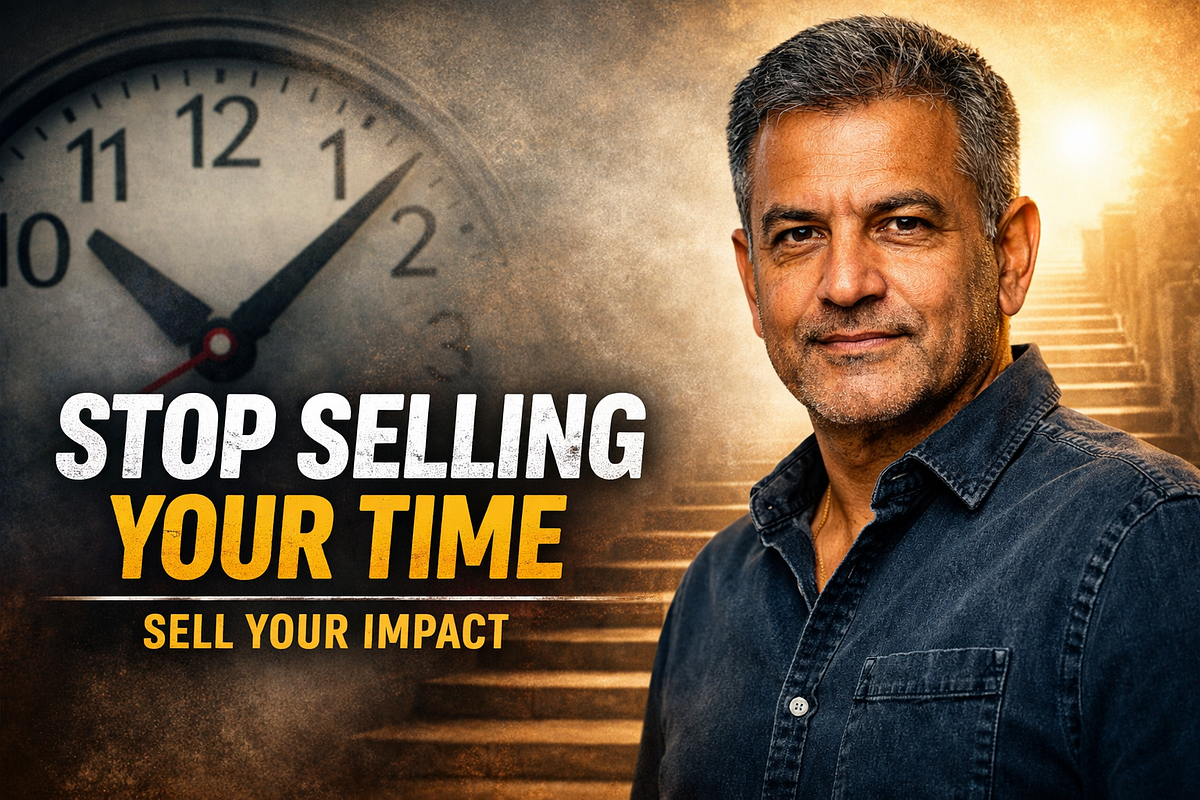 Stop Selling Your Time. Start Selling Your Impact. | by Rajesh Murthy ...