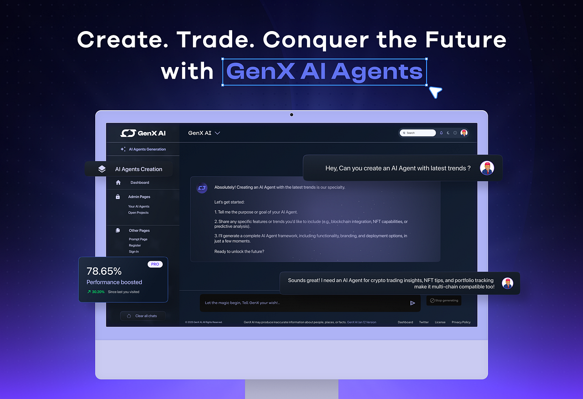 Ai Agent generation through GenX AI | by GenX AI | Medium