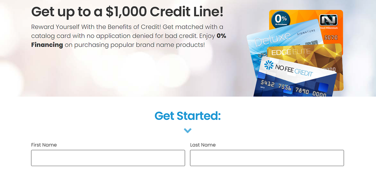 Unlock Financial Flexibility with CreditAmerica: Get a $1,000 Credit ...