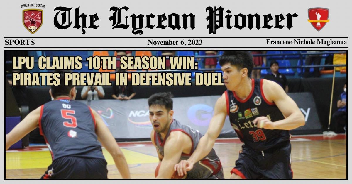 TLPSports | LPU claims 10th season win: Pirates prevail in defensive ...