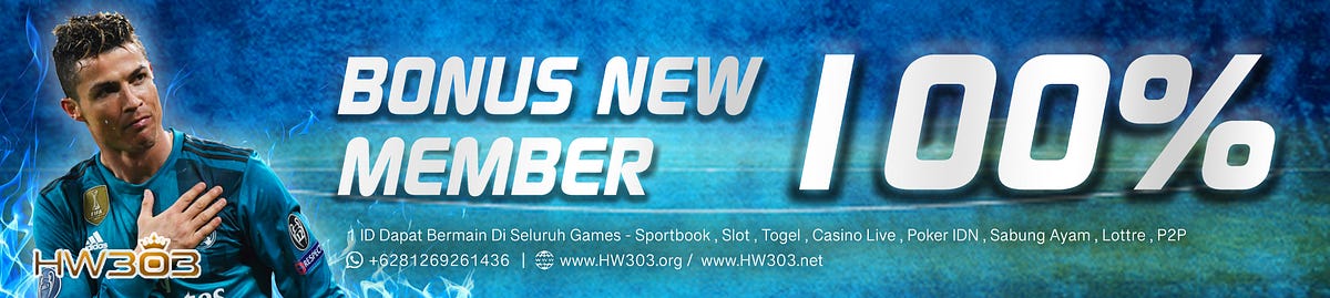 BONUS NEW MEMBER 100% - SLOT ONLINE TERPERCAYA - Medium