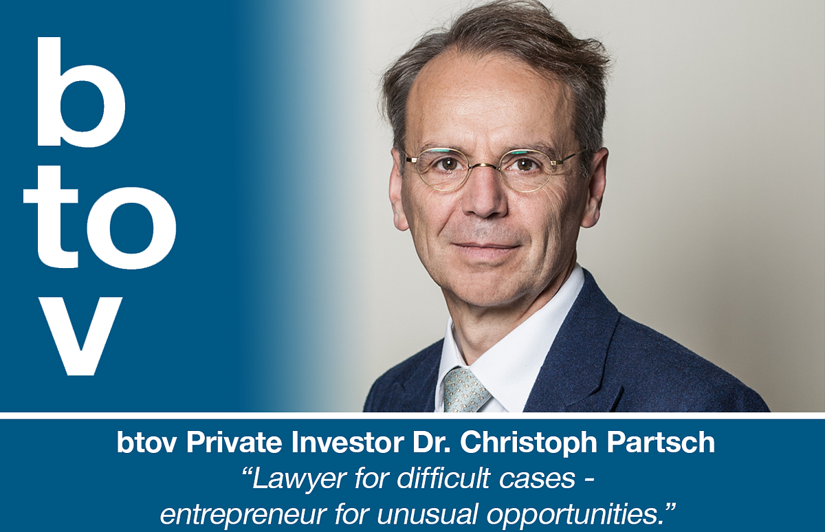 “We need courageous politicians” — Private investor Christoph Partsch ...