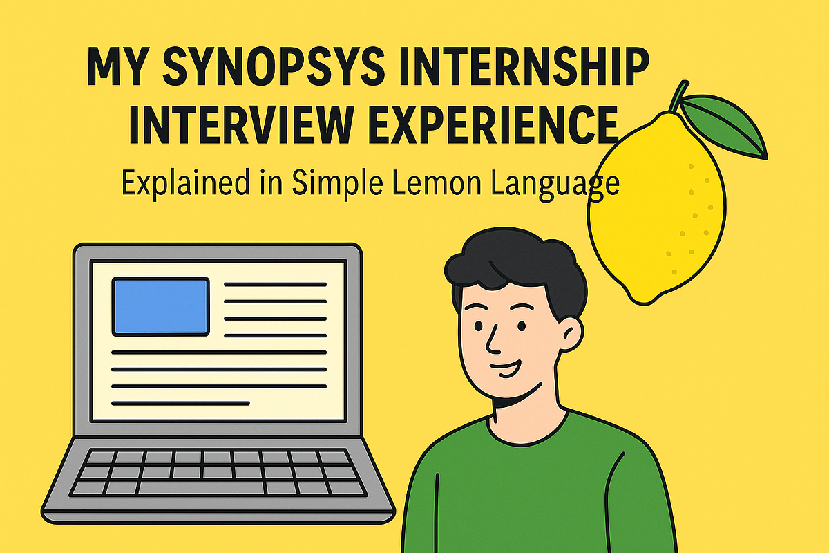 My Synopsys Internship Interview Experience — Explained in Simple ...