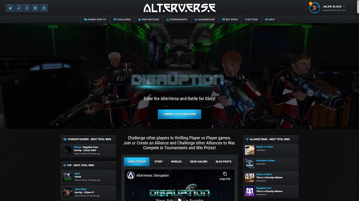 Major Update in the AlterVerse!. Co-op Battles — New Esports Website and… | by AlterVerse Inc ...