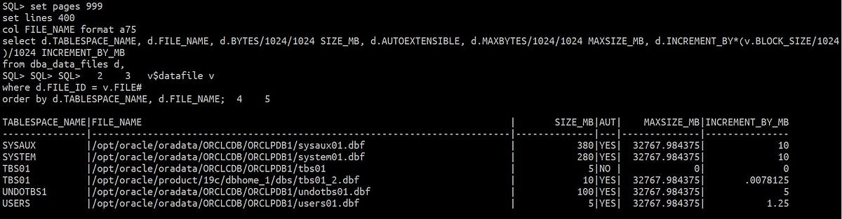 Cdb And Pdb Commands With Oracle 19c On Oel 8x By Glenn Phillips Medium 7705