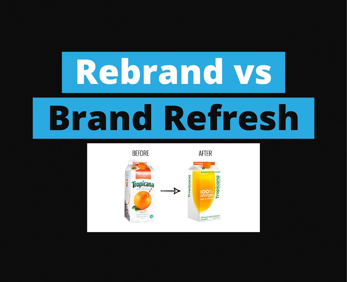 Brand Refresh or Rebranding (What You Need to Know) | by Joshua Abidde ...