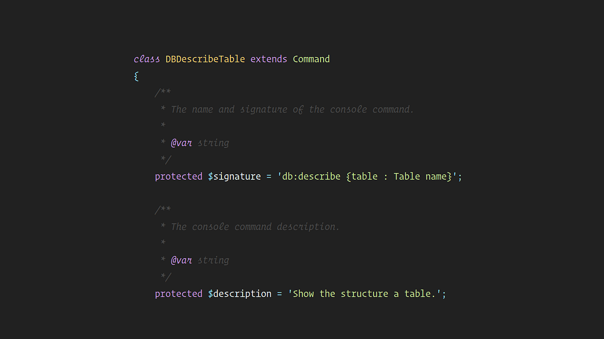 Laravel: Criando Comandos. Laravel vem com uma série de comandos… | by Lucas Pires | Medium
