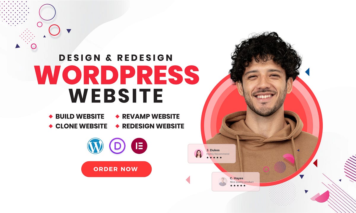 I will design redesign, copy clone ecommerce wordpress website by divi theme, elementor | by ...