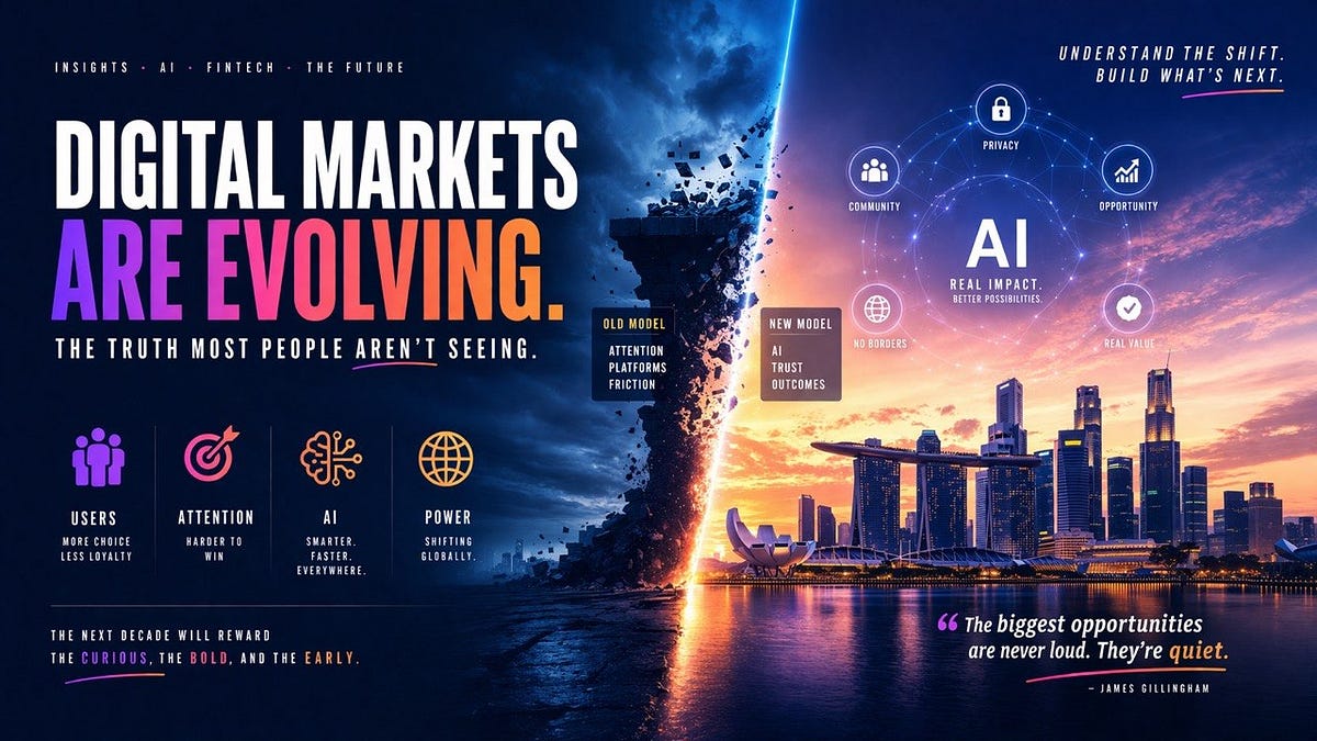 How Digital Markets Are Evolving. By James Gillingham Singapore | by ...