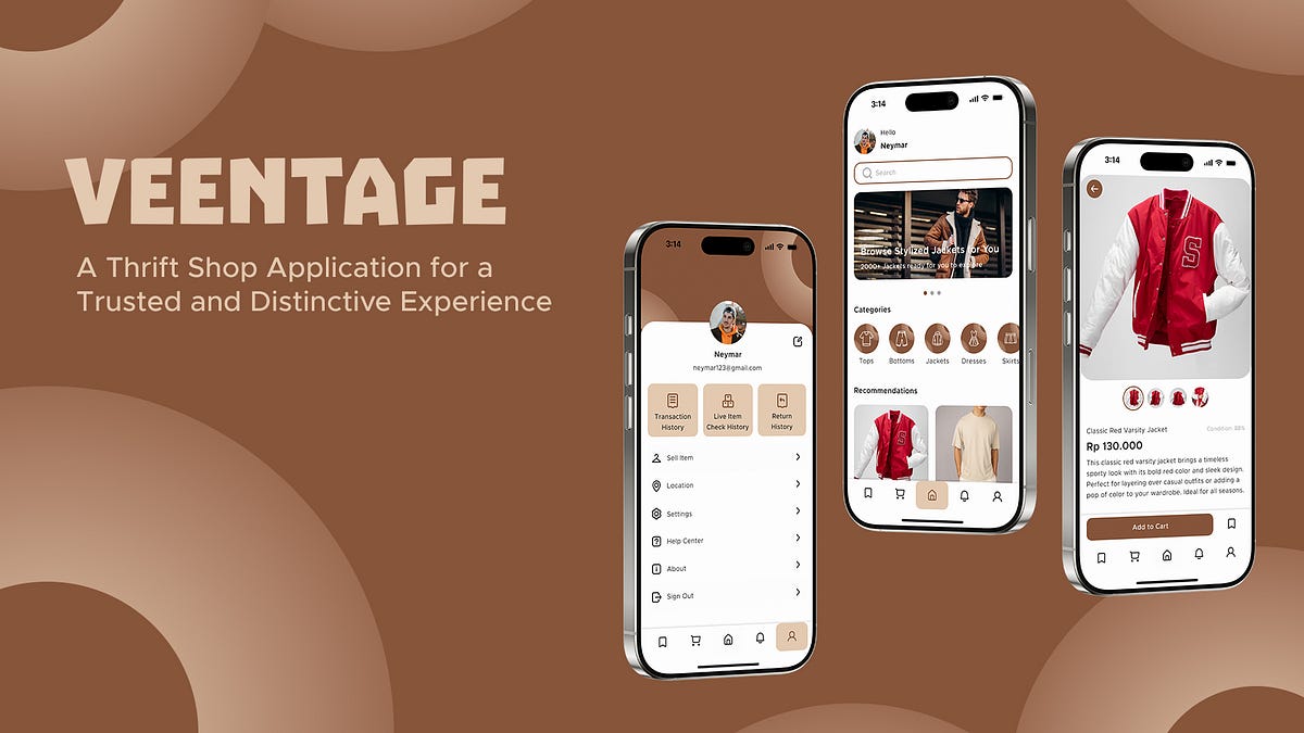 Veentage: Designing Solution-Oriented Experience Thrift Online Shop ...