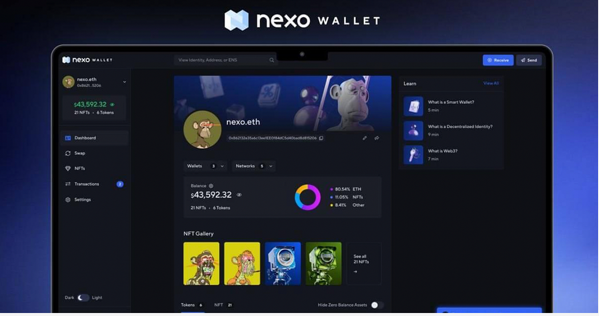 Nexo set to launch their own non-custodial smart wallet - Chloealicent ...