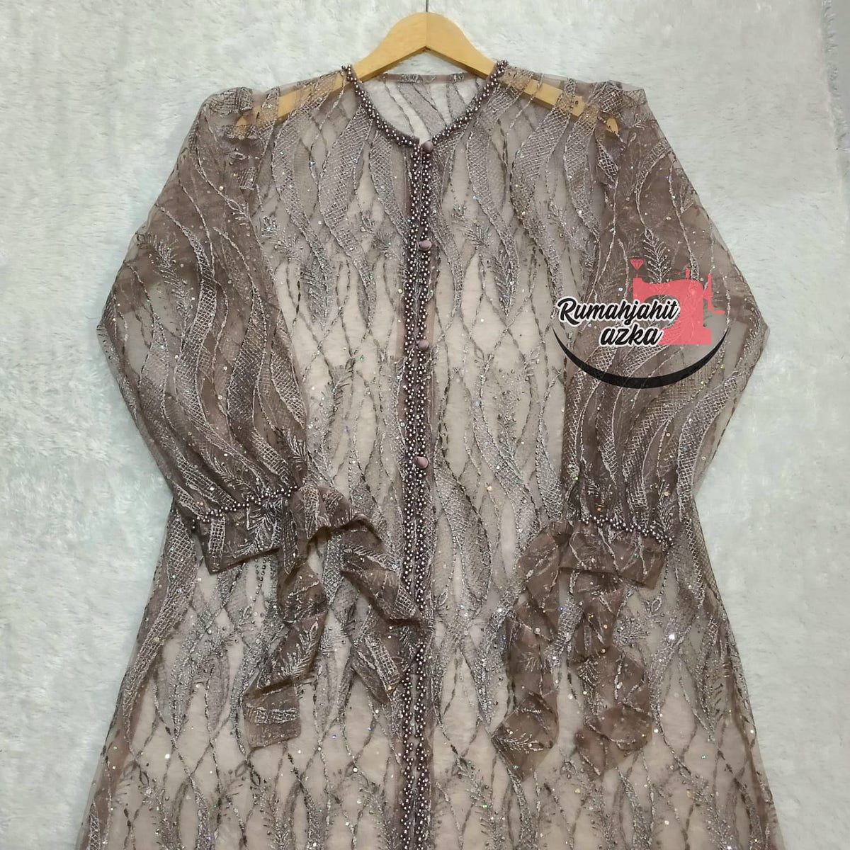 Outer Brukat Payet by Rumah Jahit Azka - Rumah Jahit Azka - Medium