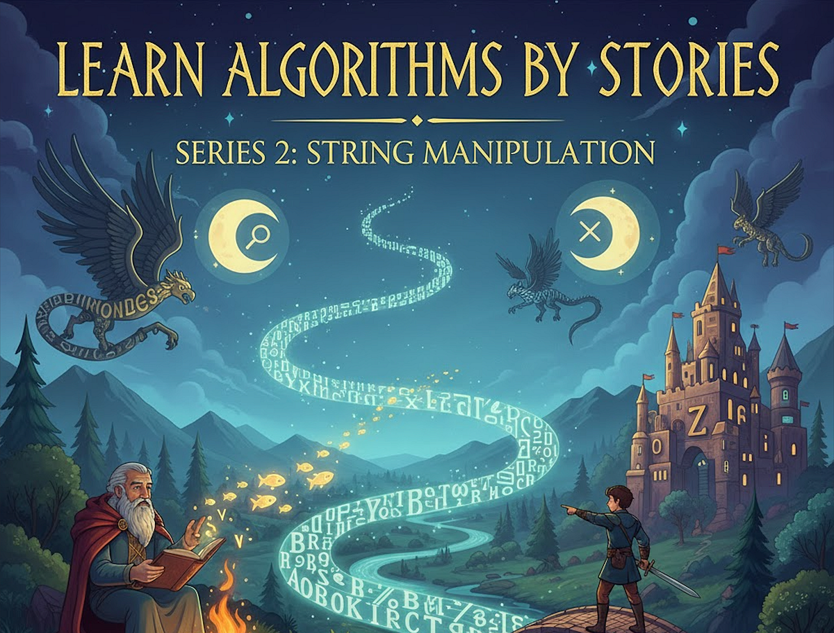 Learn Algorithms by Stories. Series 2: String Manipulation | by Babek ...