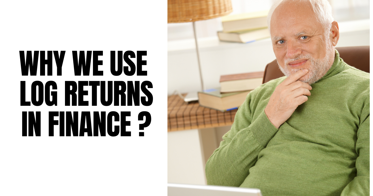why use log return in finance | Quant Factory