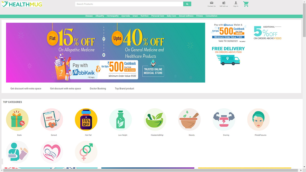 Cloning Healthmug.com for Construct Week Project at Masai School using ...