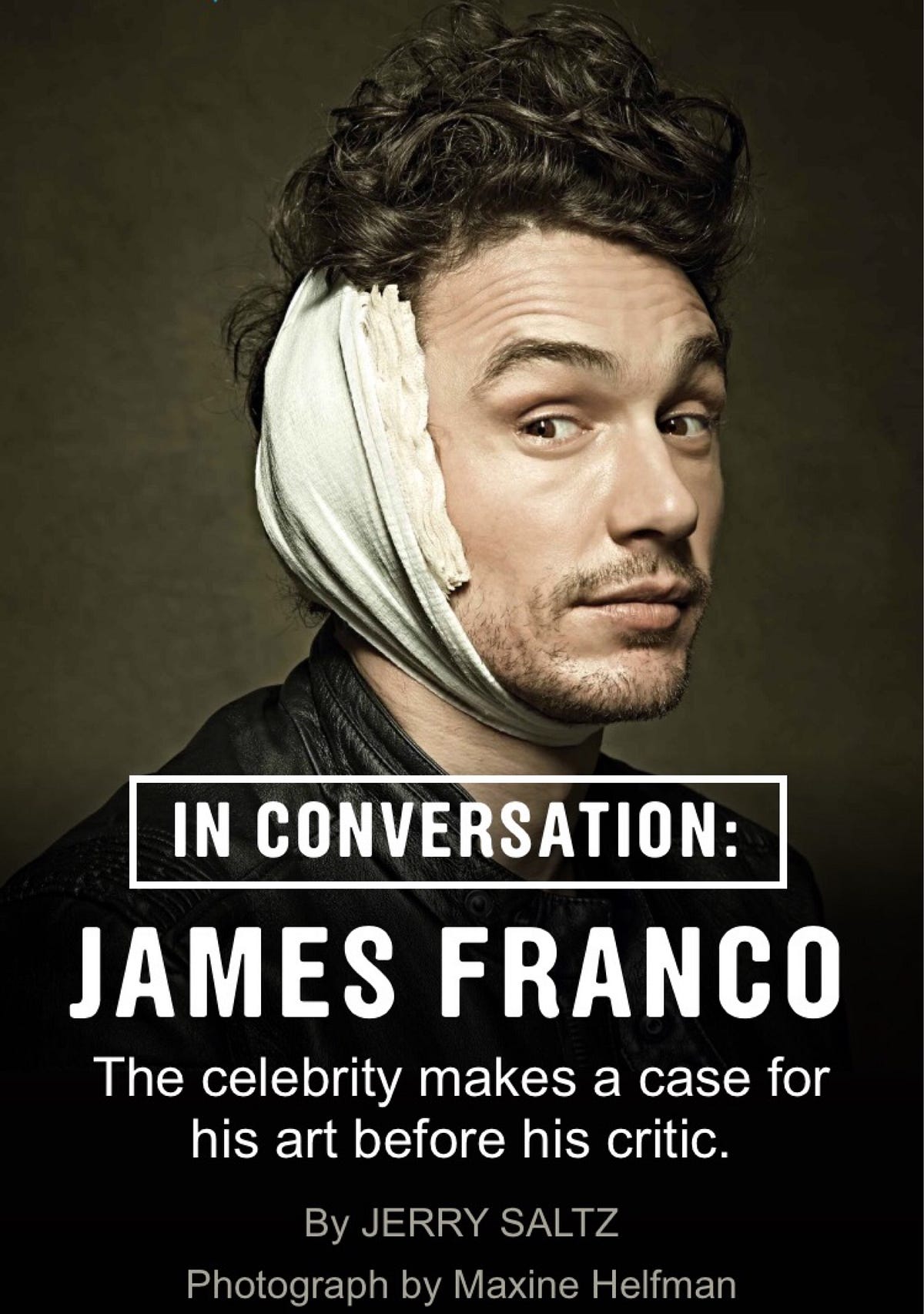 My Interview with James Franco. Do me a favor and at least go click on ...