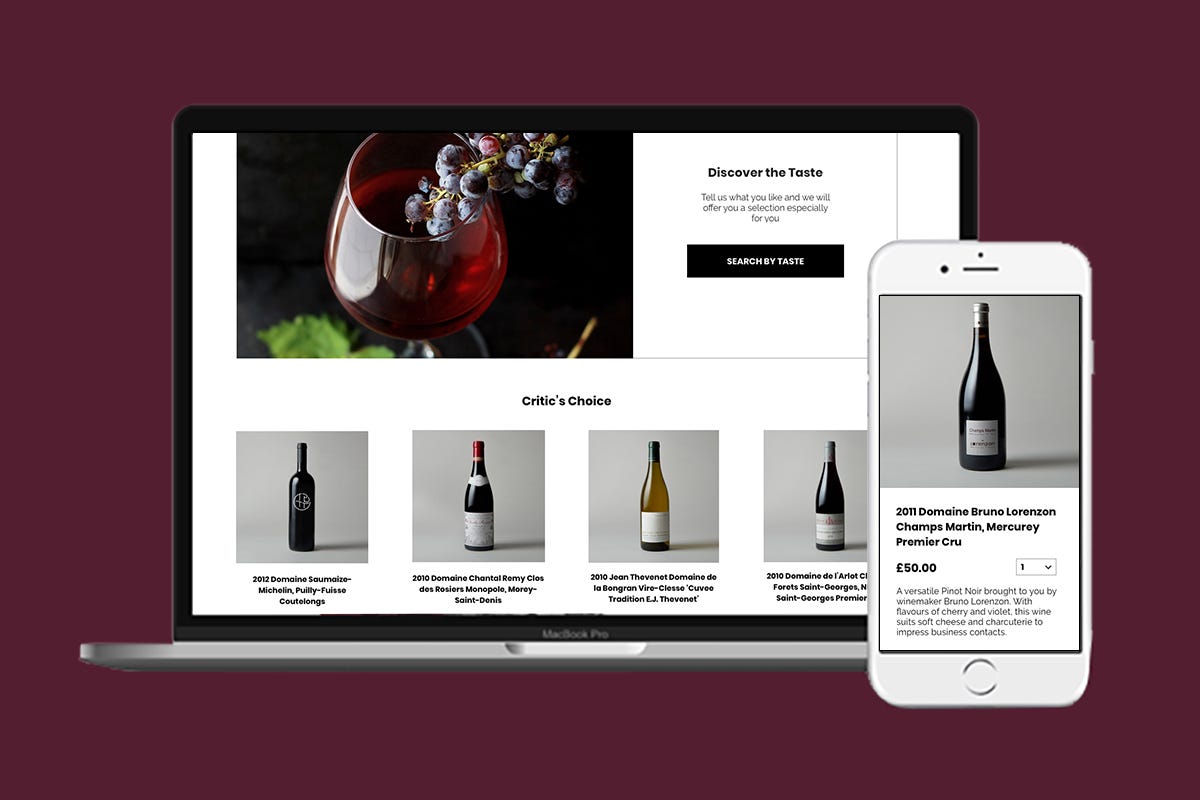 Redesigning The Beauty & The Taste Wine — UX Case Study | by Anita Joan ...