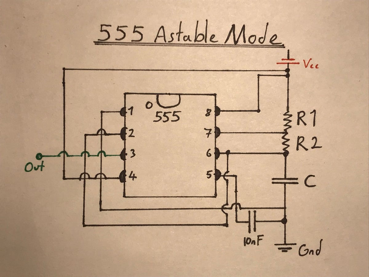 555 Timer IC. Most basicly, 555 timer IC is an… | by Murat Akar | Medium