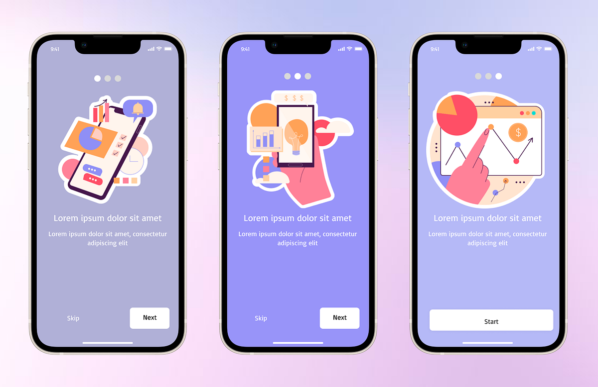 Page Indicator — Onboarding Flow with Flutter | by Mobile@Exxeta | Medium