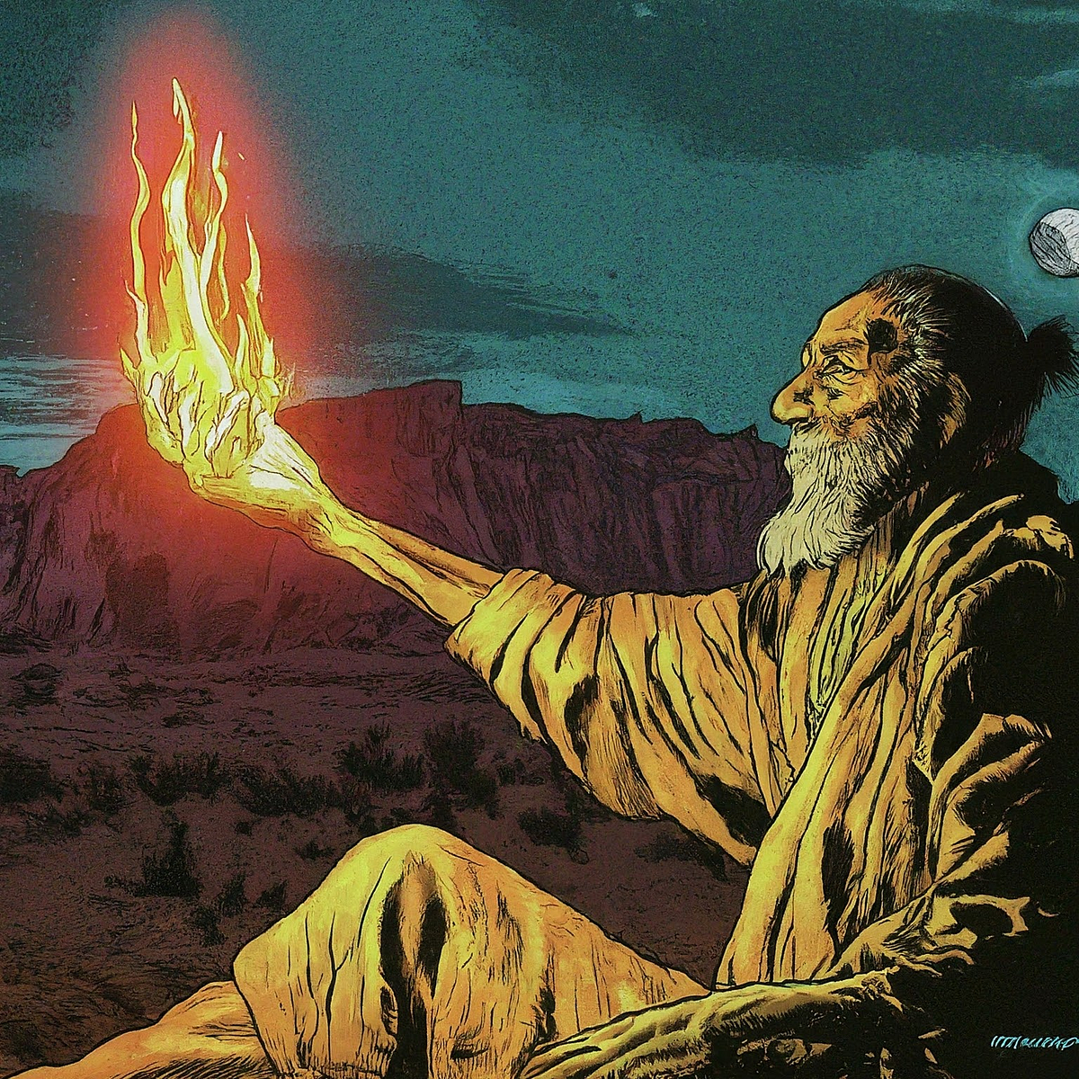 …And His Fingers Became Like 10 Lamps of Fire | by A Benedictine monk ...