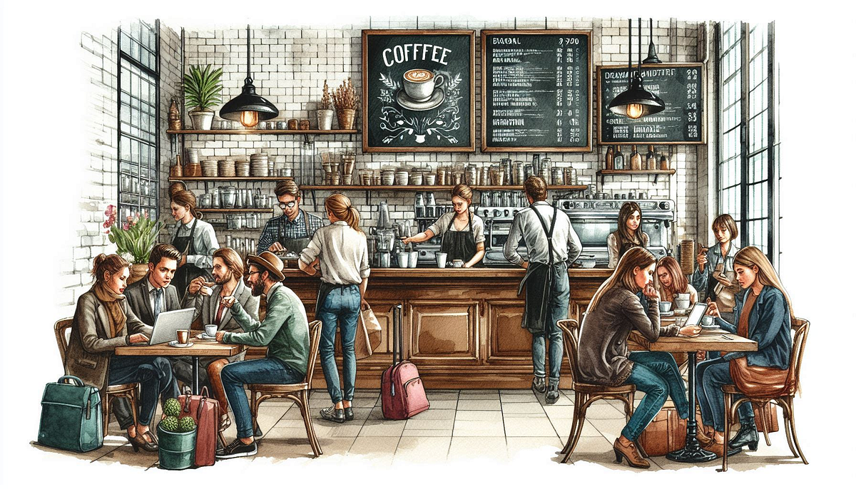 Beyond His Double Espresso. There’s always more to what we see. | by Calico Bard | Medium