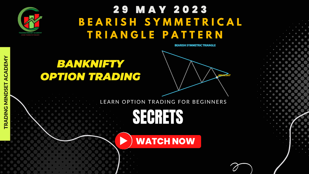 🚀 Symmetrical Triangle Chart Pattern🔥 | Bearish Breakout pattern ...