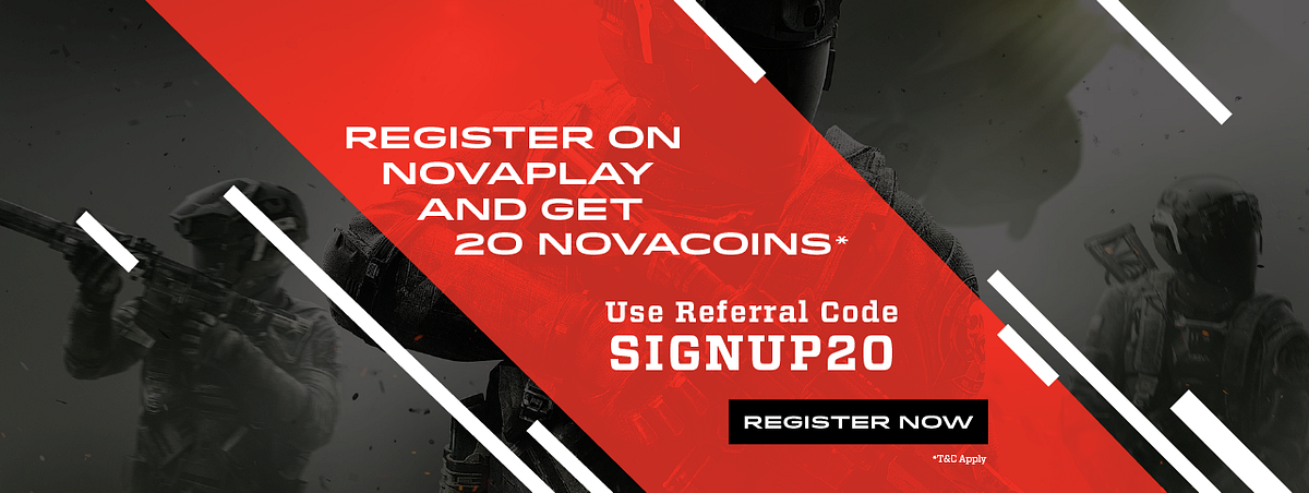 REGISTER ON NOVAPLAY AND GET 20 NOVACOINS | by NovaPlay | Medium