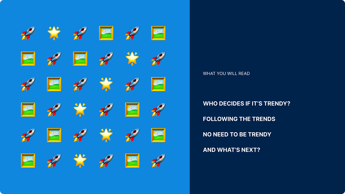 Are there really any design trends? | by Daria Dzisko | Medium