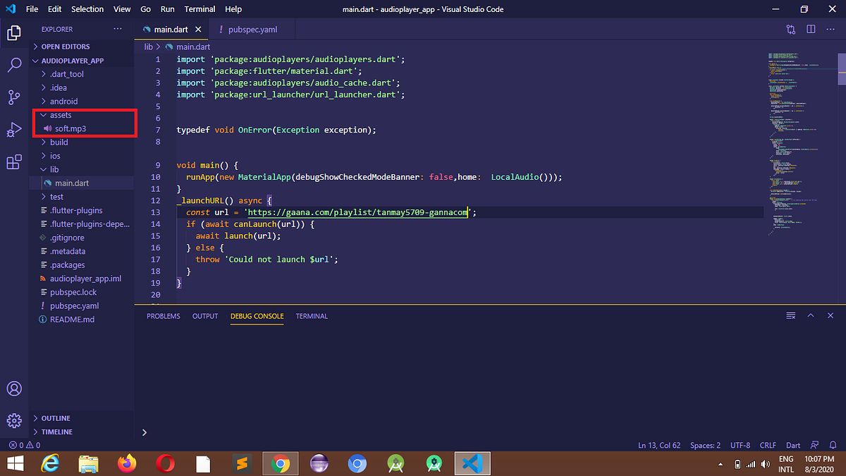 Task -1:. Creating a flutter app, using assets… | by Neha sonone | Medium