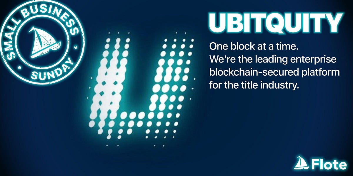 Small Business Sunday- Ubitquity - Flote - Medium