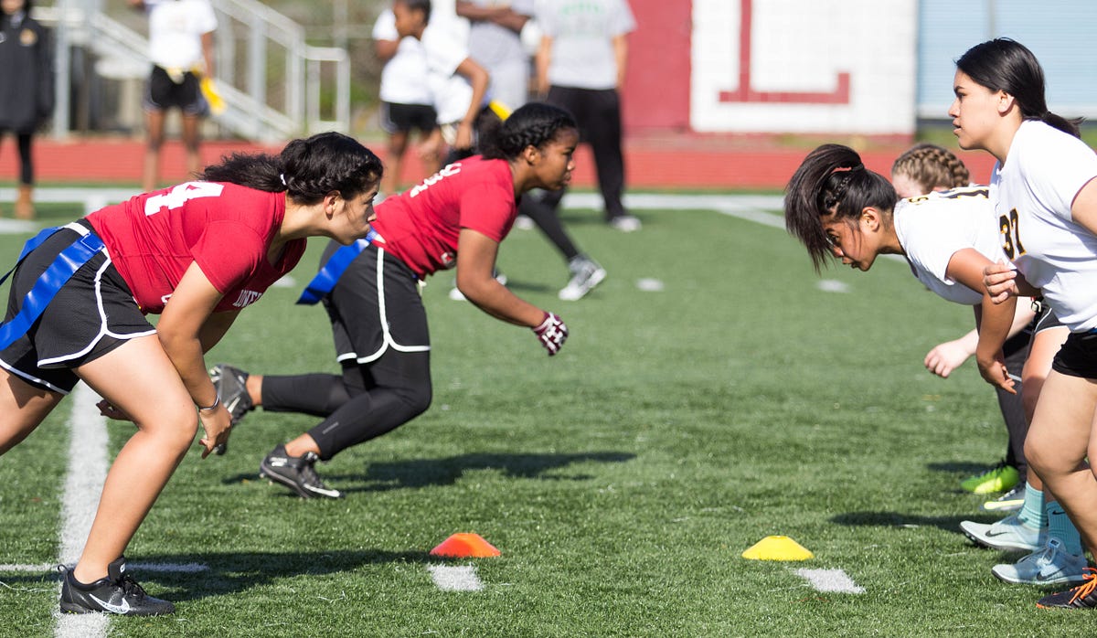 PHOTOS: Girls’ flag football pulls off 20–2 win against the Mission ...
