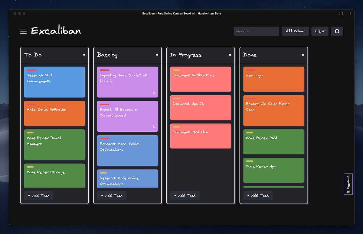 Building Excaliban: An Offline-First PWA Kanban Board | Medium