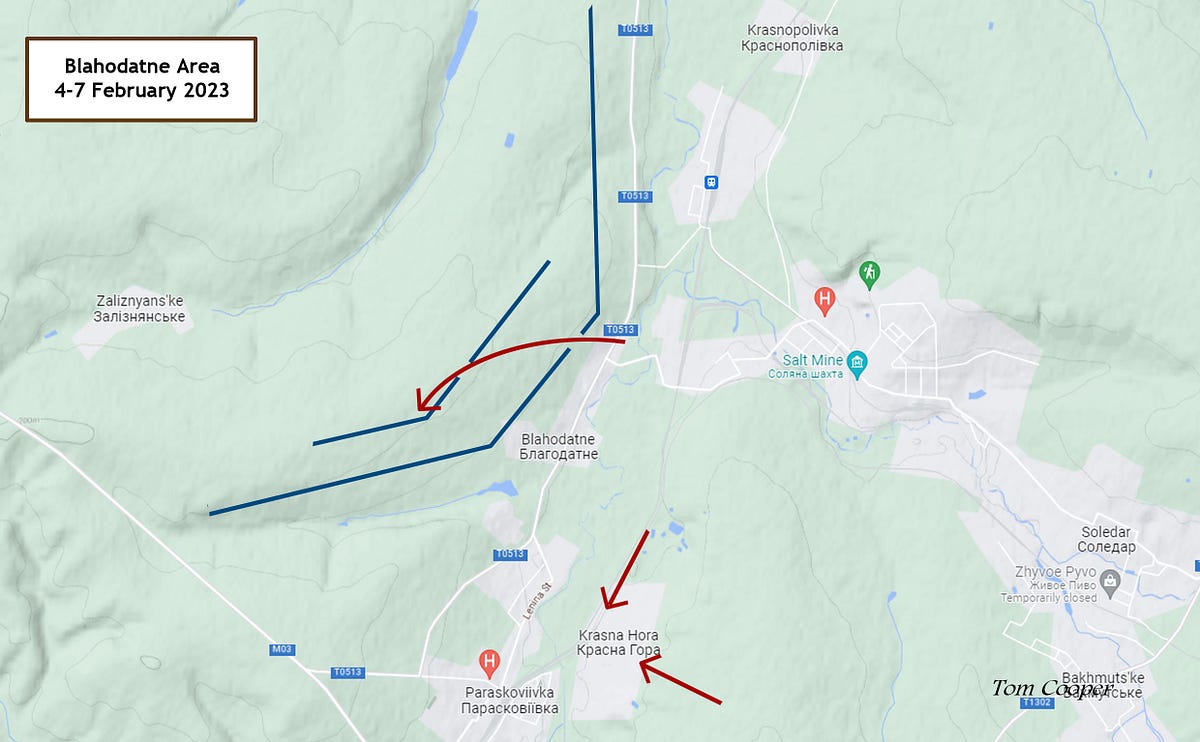 Ukraine War, 8 February 2023: ‘That Hill’ above Blahodatne | by Tom ...