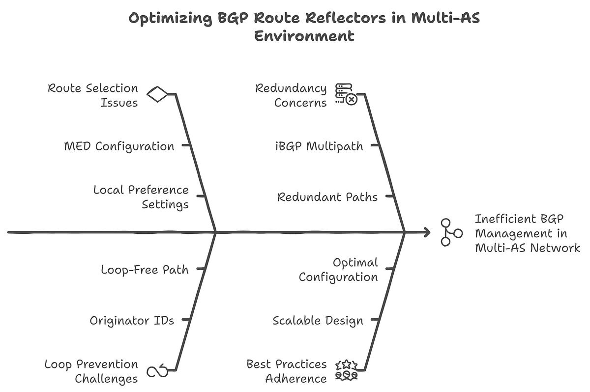 Mastering BGP Route Reflector Optimization: A Step-by-Step Guide for Multi-AS Environments | Medium