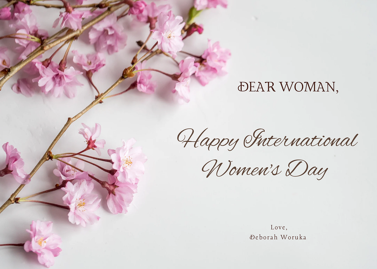 Dear Woman - Deborah Woruka - Medium