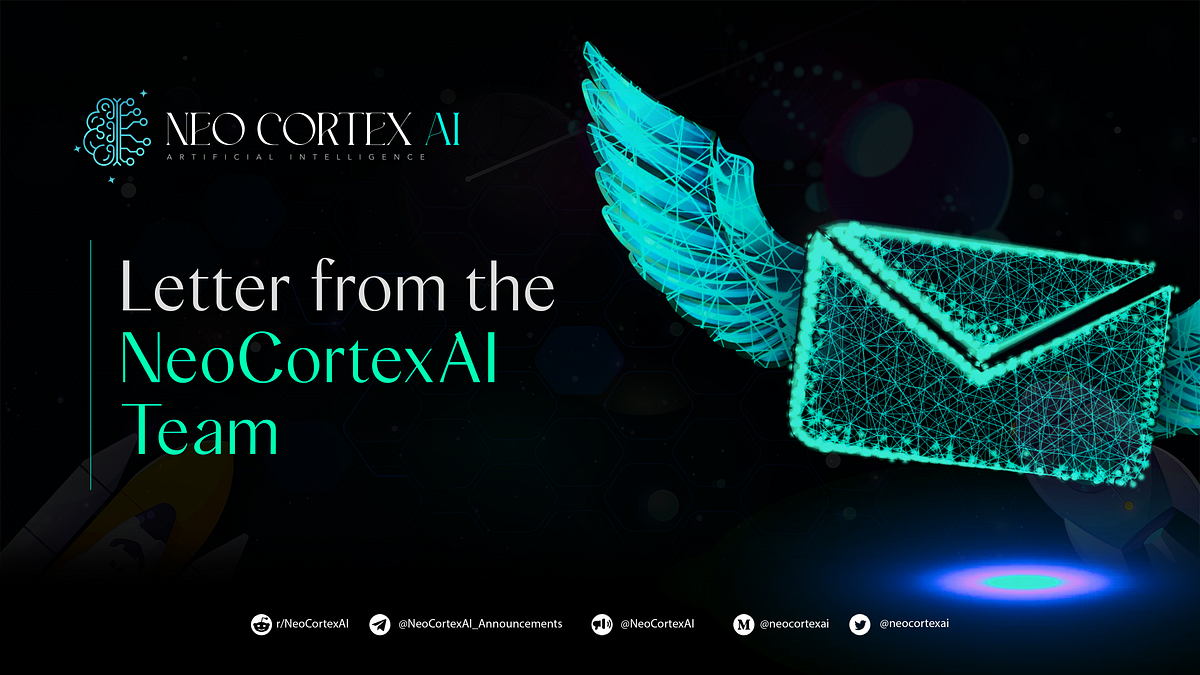 Letter From the NeoCortexAI Team. Dear NeoThinkers, | by NeoCortexAi | Medium