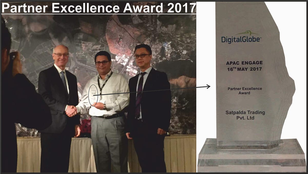 DigitalGlobe Partner excellence award | by SATPALDA | Medium