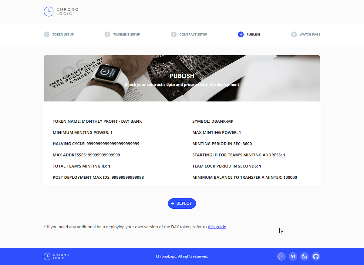 Update 1— Custom DAY Token Tool. Few weeks ago we published an article ...