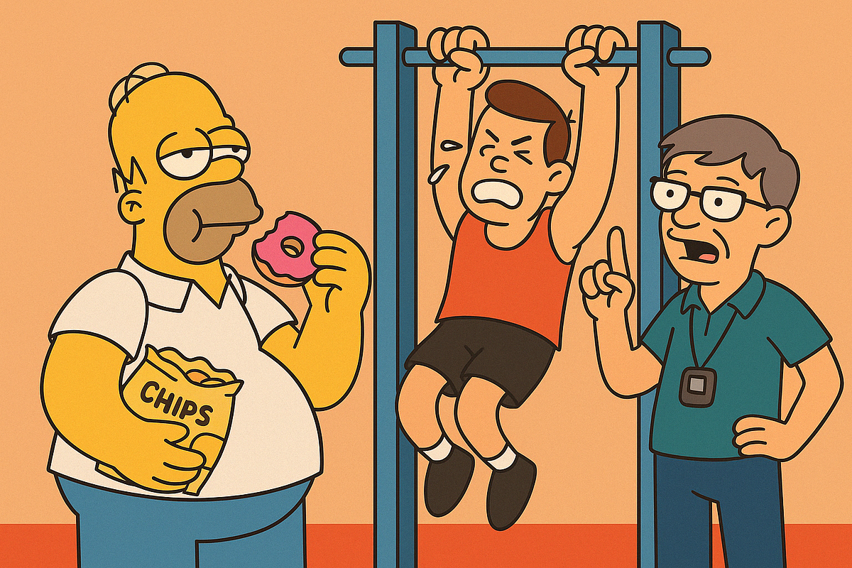 From Code to Cardio: Gates and Homer Ruined My Gym Session | by Beyond ...