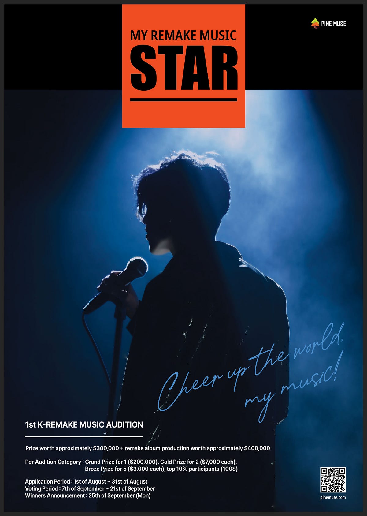 1st K-remake Music Audition. Cheer Up the world, My Music! | by Pine ...