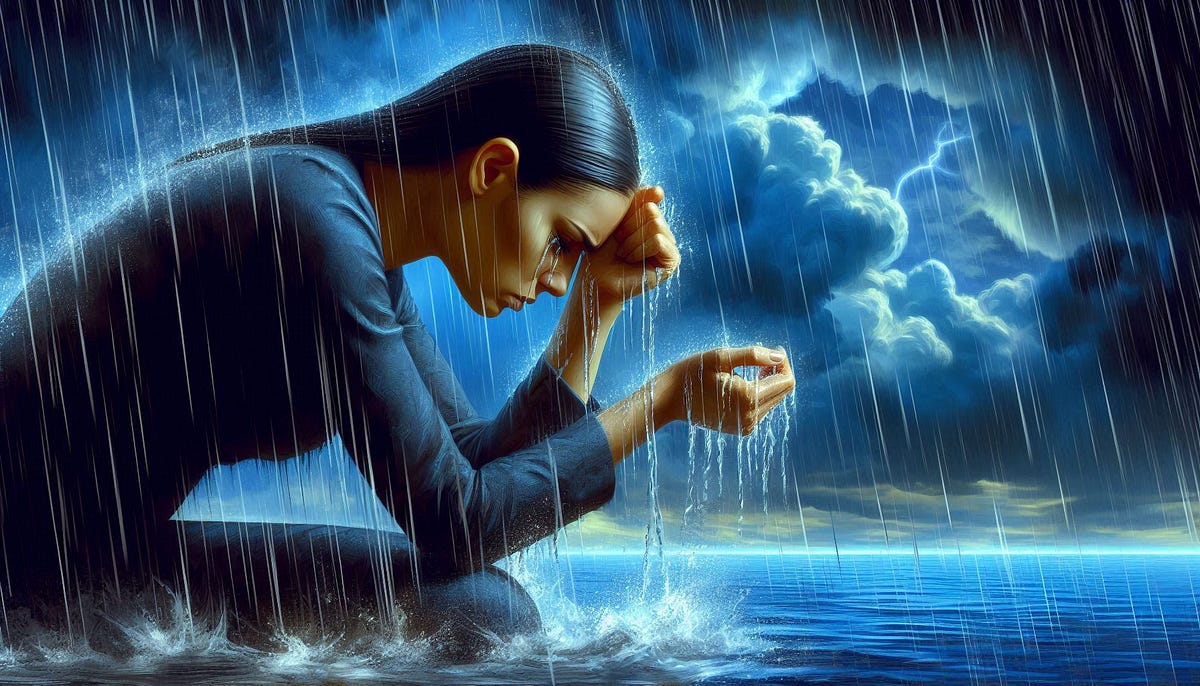 Aches and Pains. When Teardrops Fall | by Rita Duponty | Blue Insights ...
