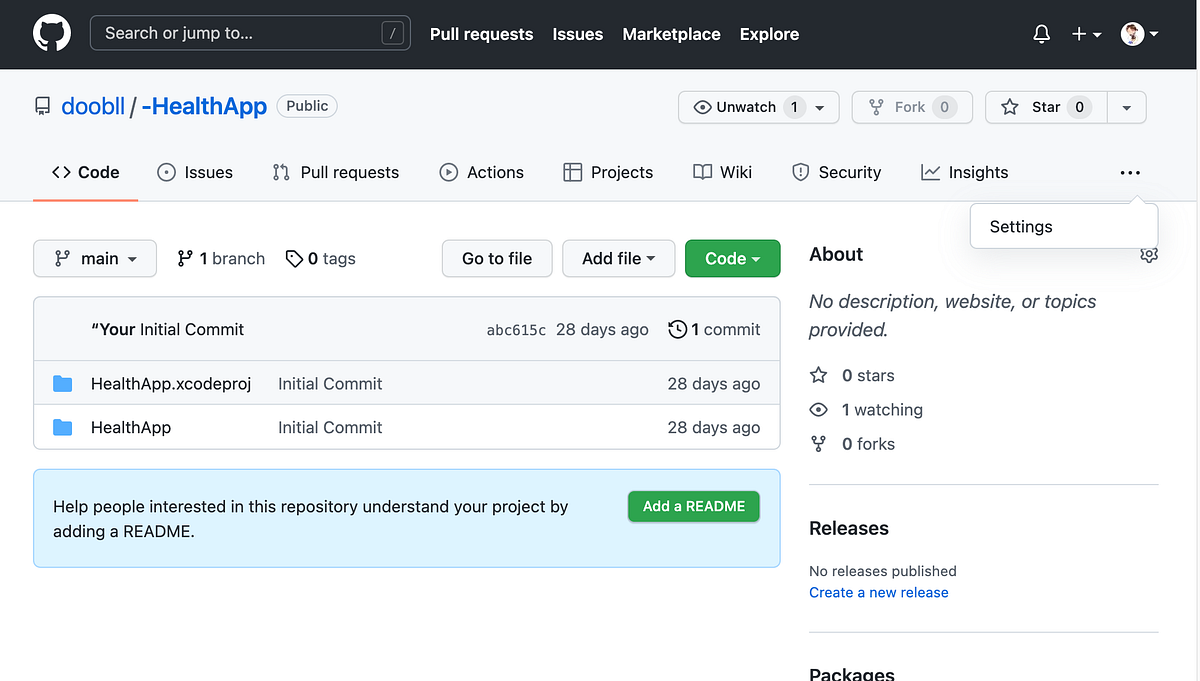 設定 GitHub 專案的預覽圖片 - 彼得潘的 Swift iOS / Flutter App 開發教室 - Medium