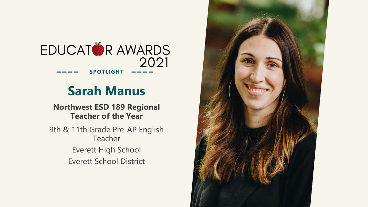 Educator Awards Spotlight: Sarah Manus | by The Office of ...