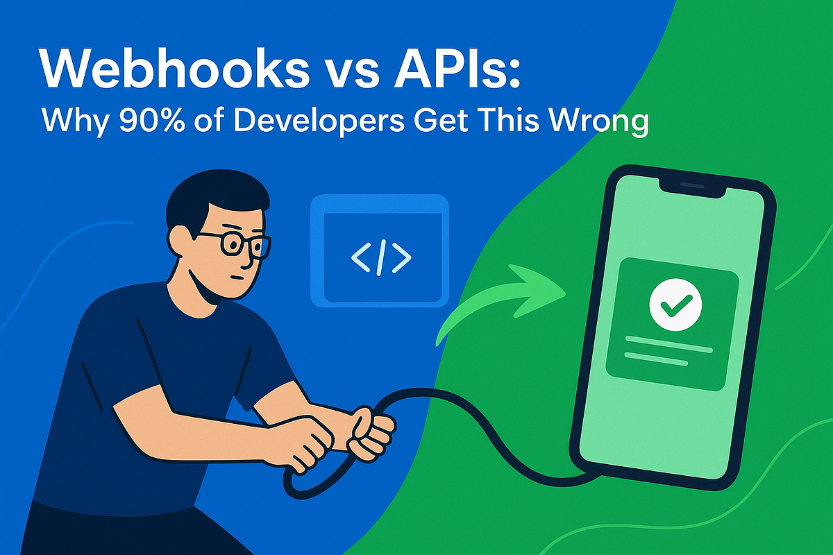 Webhooks vs APIs: Why 90% of Developers Get This Wrong | by AshokReddy | Sep, 2025 | Stackademic