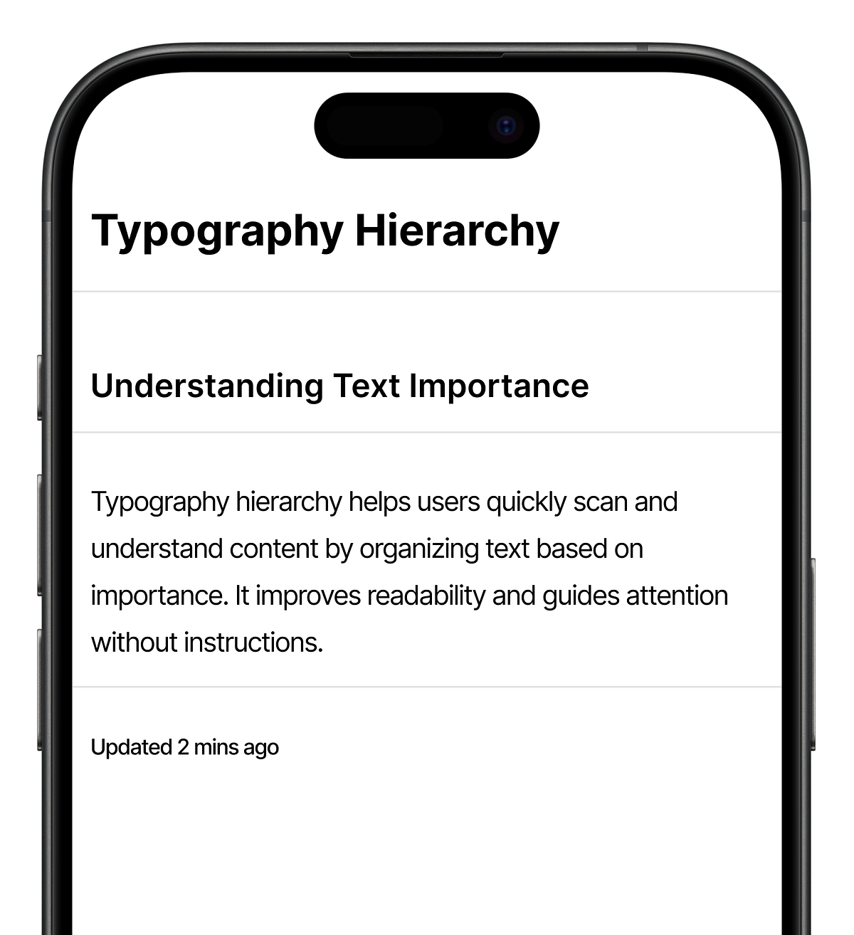 Typography Hierarchy in UI Design | by IDU, Daniel Wabiye | Dec, 2025 ...