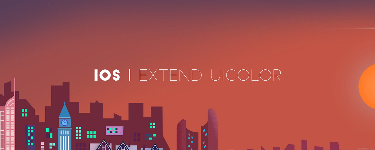 iOS — Extend UIColor with custom colors | by Boris Ohayon | iOS App Development | Medium