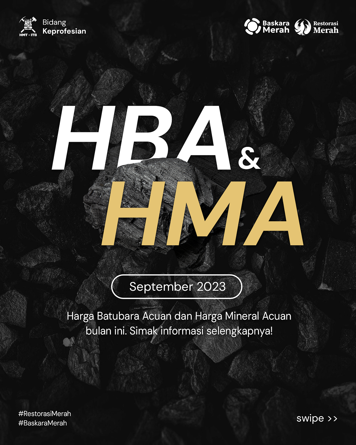 HBA & HMA BULAN SEPTEMBER 2023 Kembali lagi dengan berita harga acuan mineral dan batubara ...