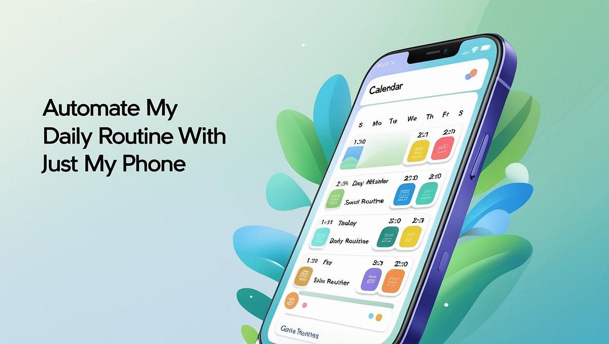 📱 How I Automated My Daily Routine With Just My Phone By Logupradeep Python In Plain English