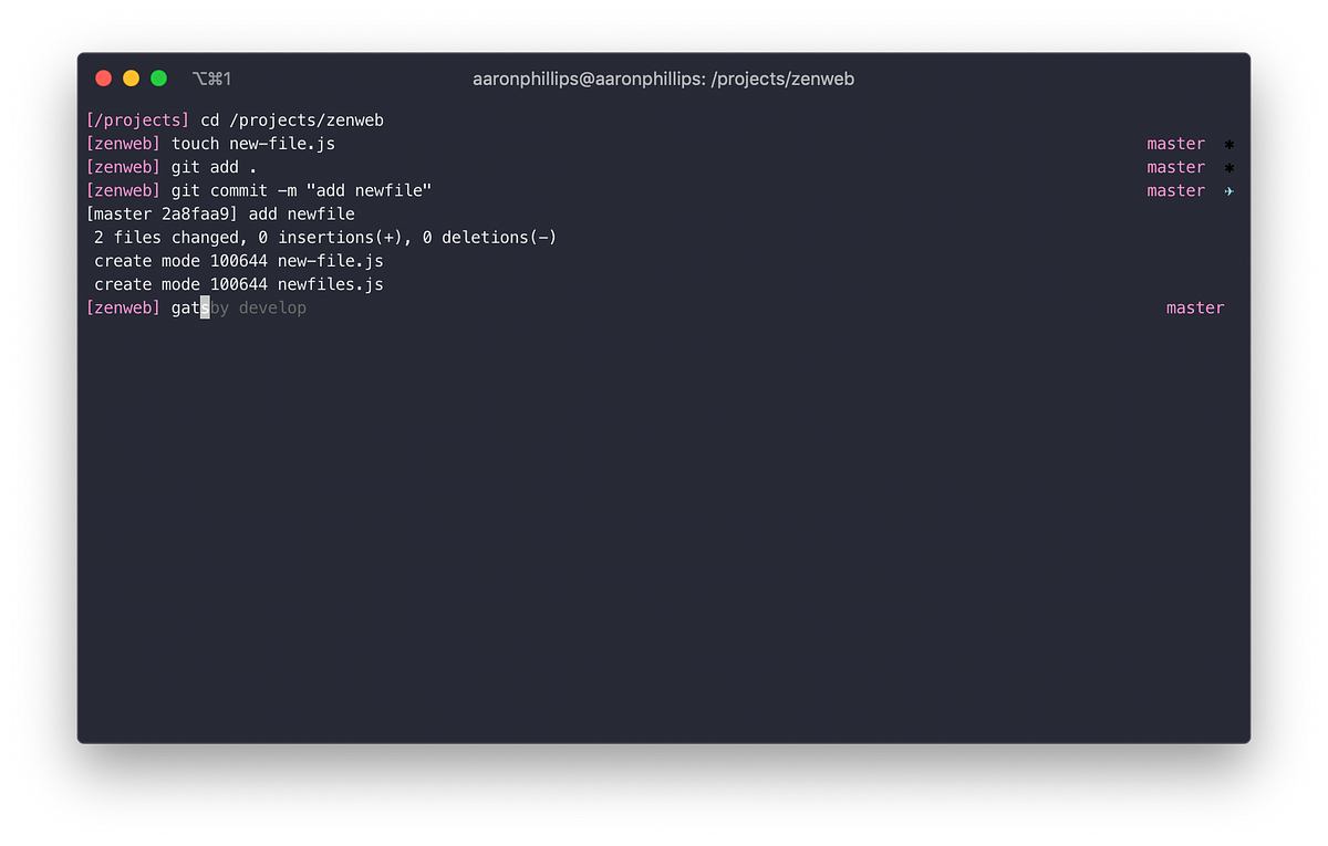Minimalist Terminal For Front-End Web Developers | by Aaron Phillips ...